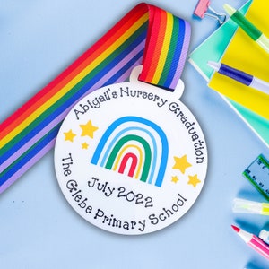 Nursery Graduation Gift for Boys, Personalized Graduation Medal ...