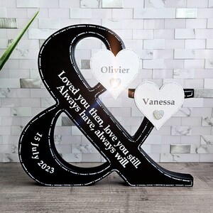 Personalized Couple Sign for Wedding, Anniversary Plaque, Together Sign ...