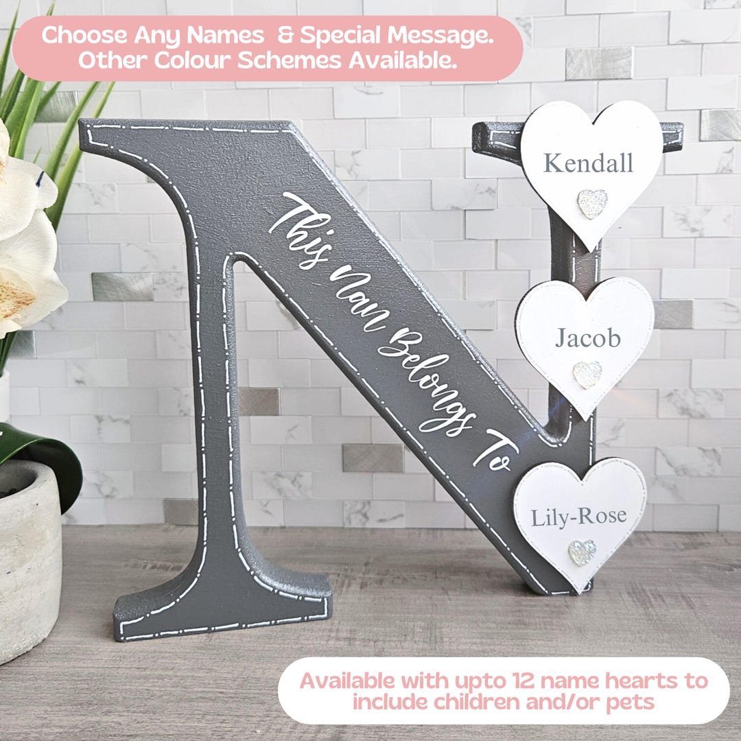 Personalized Nana Gifts From Grandchildren Sign, Nana Birthday Gift for ...