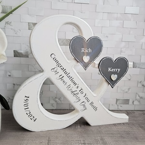 Personalized Couple Sign for Wedding, Anniversary Plaque, Together Sign ...
