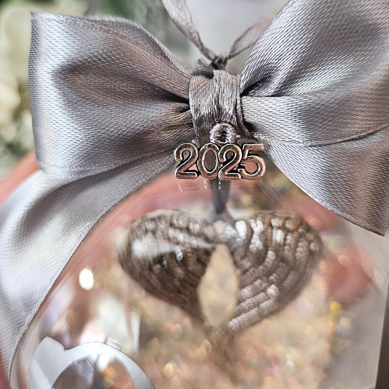 Angel in Heaven Bauble, Baby Loss Ornament With Name, Personalised ...