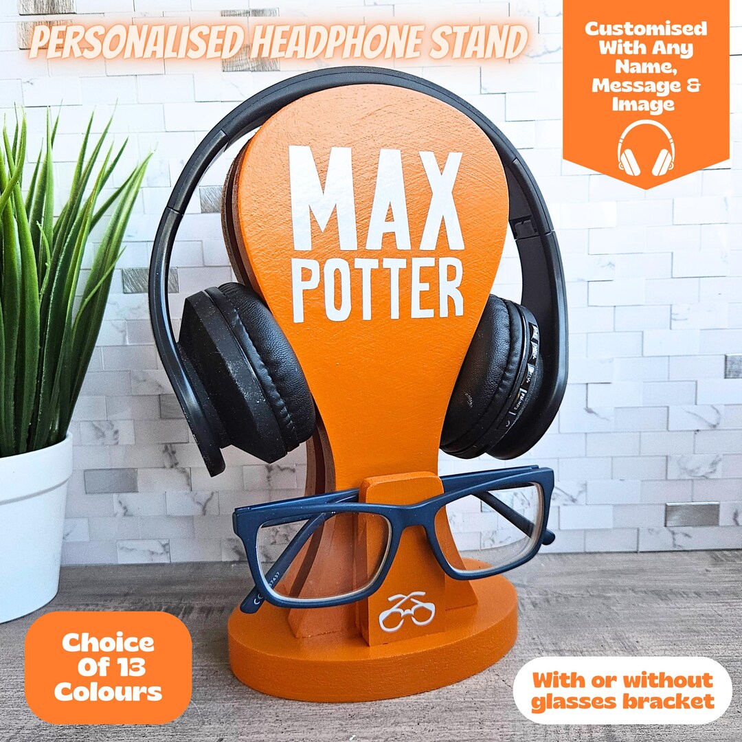Desk Headphone Stand for Boyfriend, Headset Holder, Headphone Holder ...