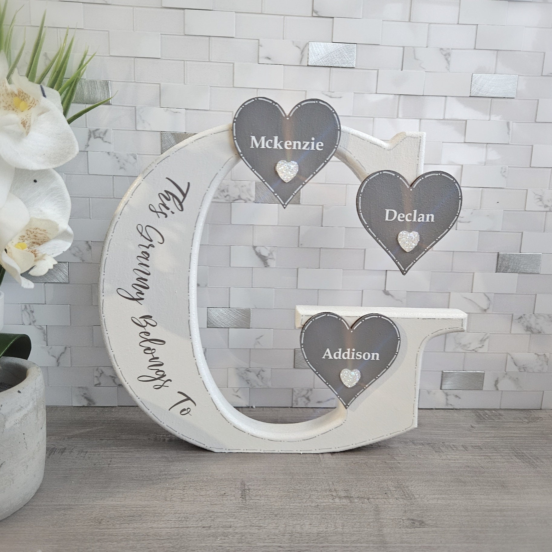 Grandma Sign, Personalised Grandma Gift From Grandkids, Granny Gifts ...