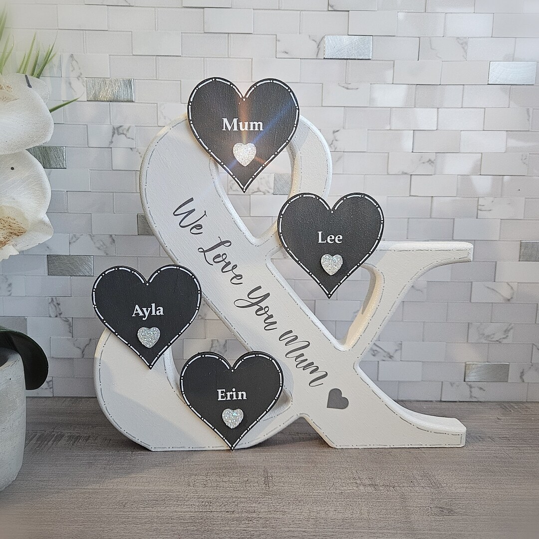 Mum Sign Mum Plaque Mummy Sign Mother Sign, Personalised Family Sign ...