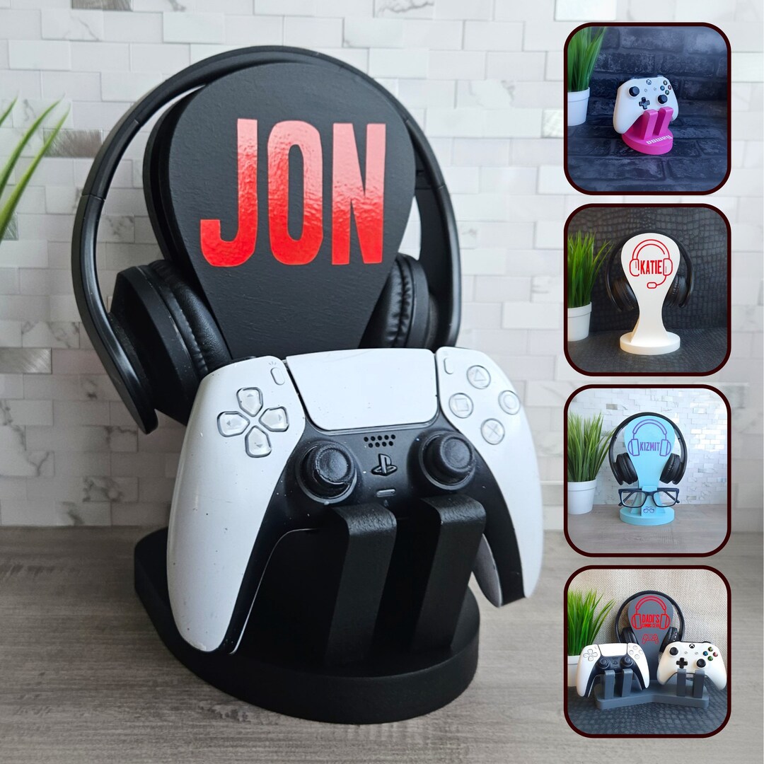 Custom Controller Stand Personalised Headphone Holder Son - Etsy