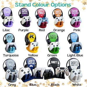 Headset Controller Holder, Gamer Holder, Gaming Storage, Personalized ...