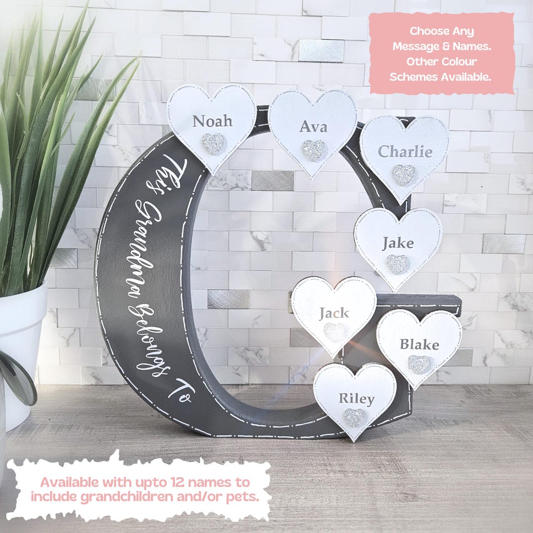 Grandma Sign, Grandma Christmas Gift for Grandparents Day Gift Ideas ...