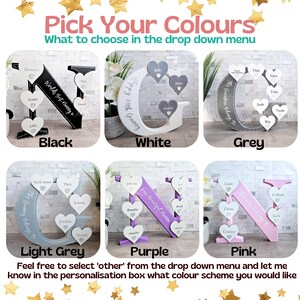 Grandma Sign With Names, Grandma Plaque, Granny Birthday Present for ...