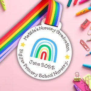 Nursery Graduation Gift for Boys, Personalized Graduation Medal ...