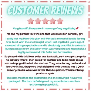 Angel in Heaven Bauble, Baby Loss Ornament With Name, Personalised ...