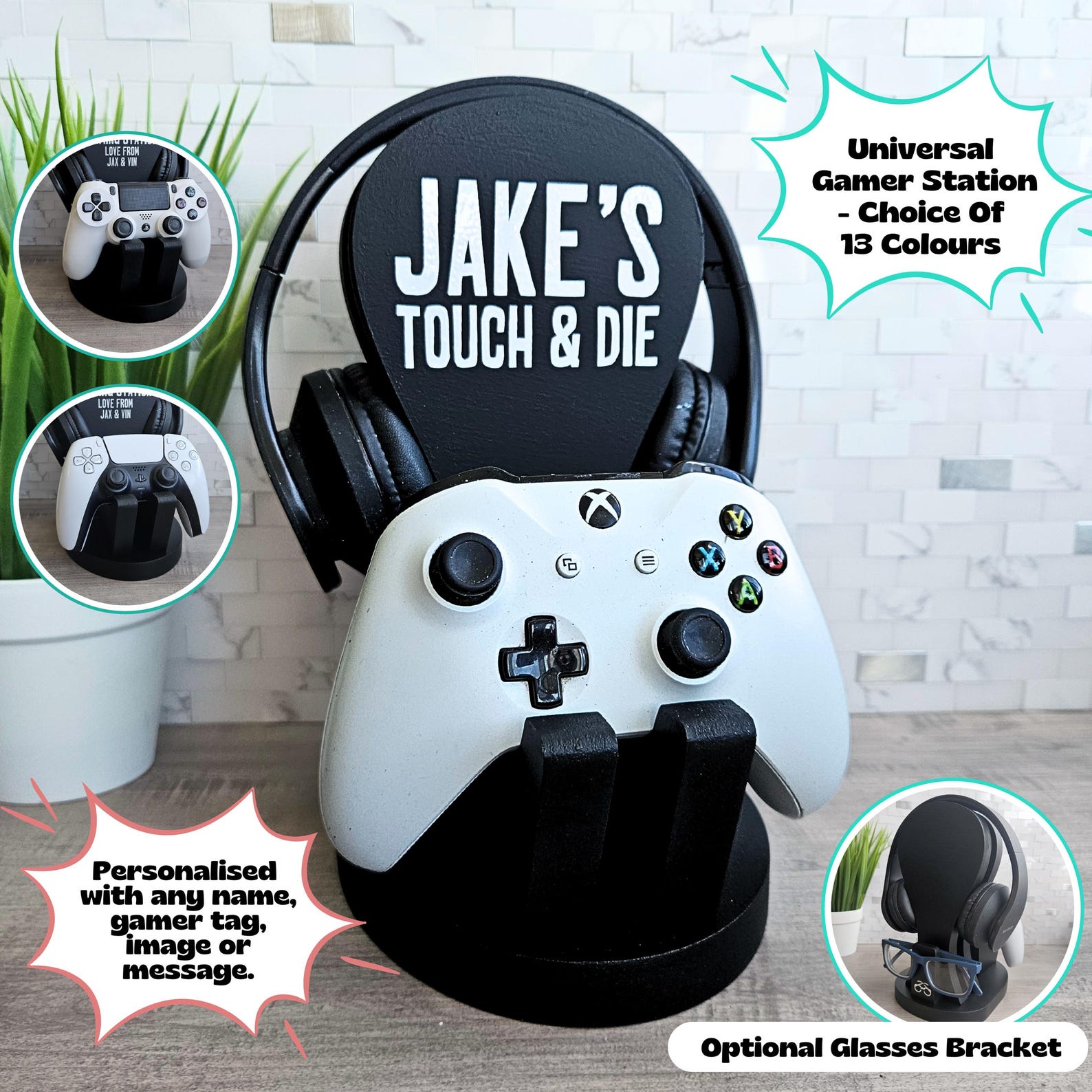Game Stand, Gaming Holder, Controller Stand, Charging Station, Teenager ...