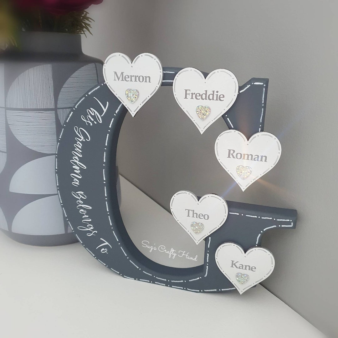 Grandchildren Sign Granny Birthday Gift for Grandma Gift From - Etsy
