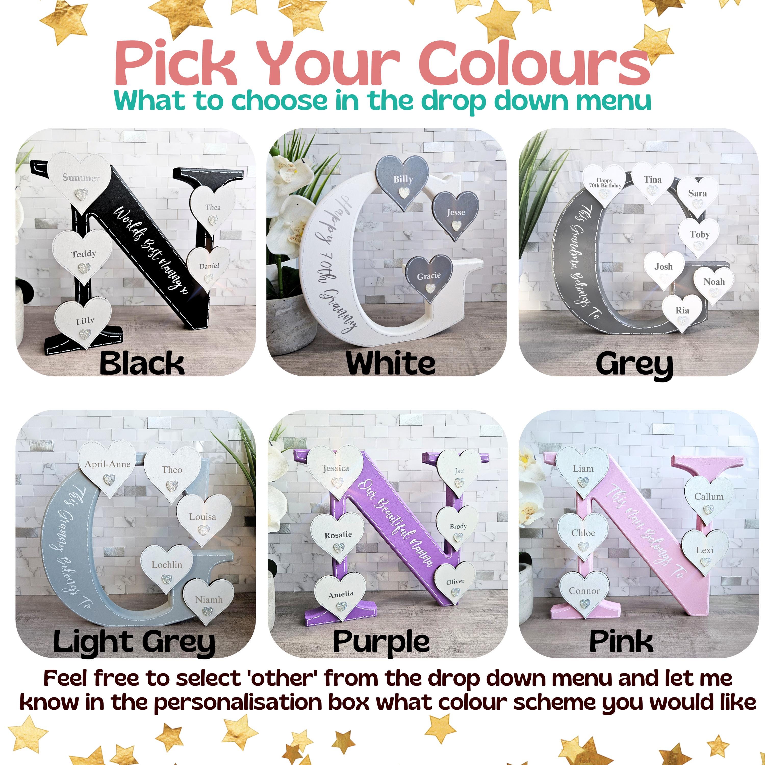 Grandma Sign, Personalised Grandma Gift From Grandkids, Granny Gifts ...