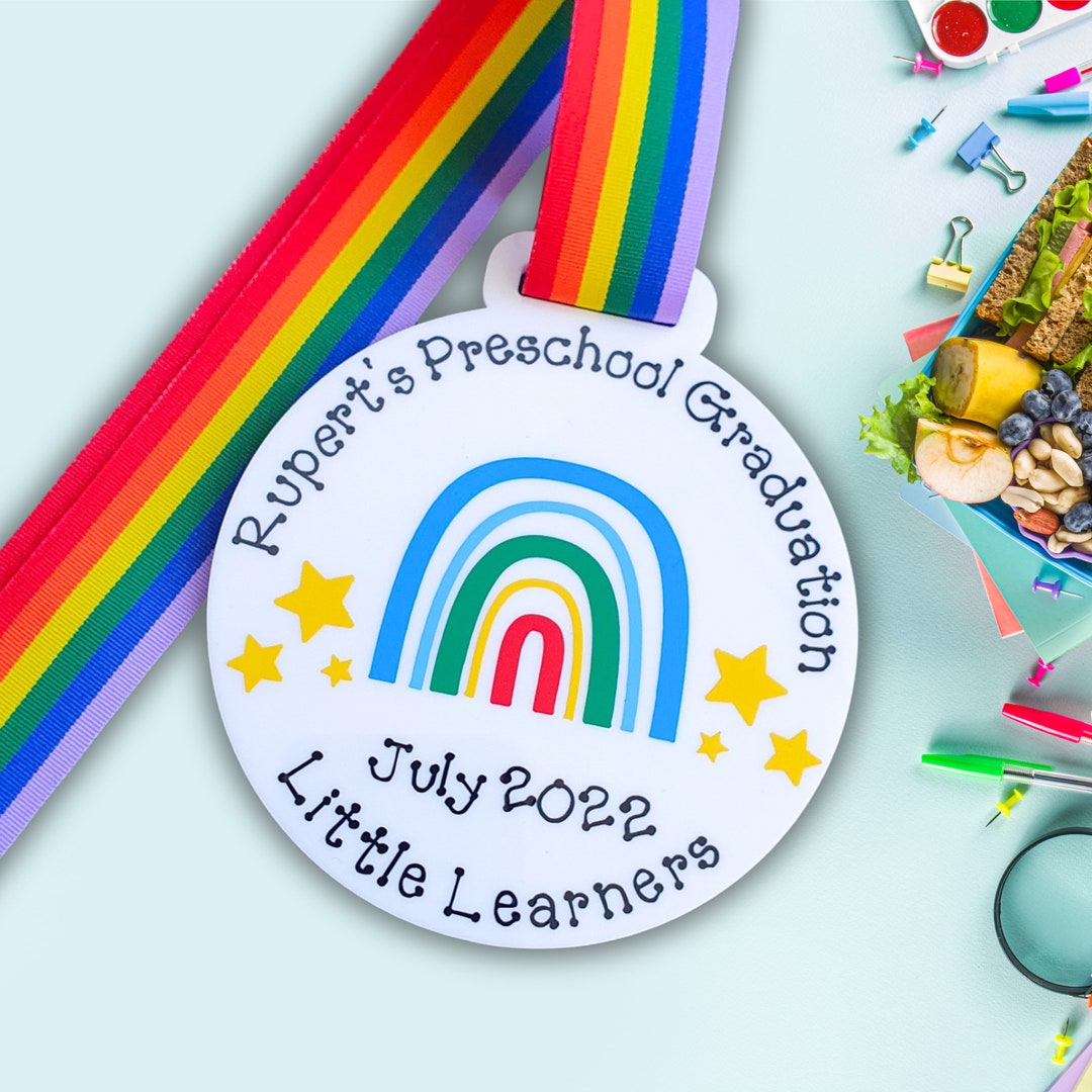 Preschool Graduation Gift for Boys, Personalized Graduation Medal ...