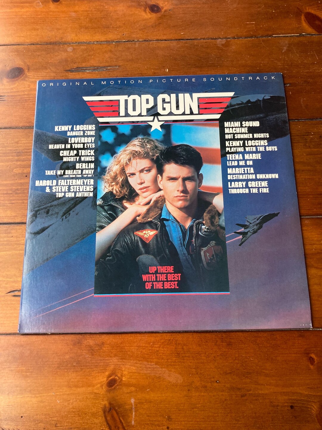 Top Gun Original Soundtrack (EX) 1986 Vintage Vinyl Record LP Album ...