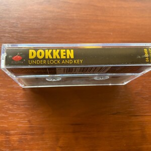 Dokken Under Lock and Key Cassette Tape 1985 Elektra /asylum E4-60458 Spot Teated Sounds Great ...