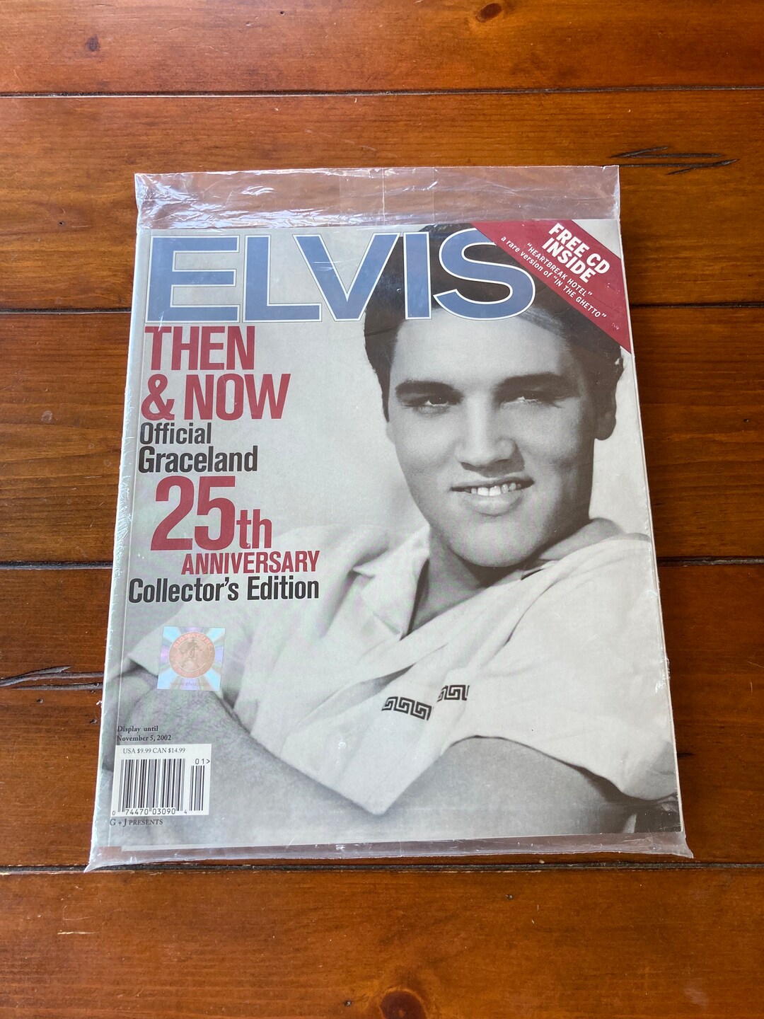 Sealed Elvis Then & Now Official Graceland 25th Anniversary Collectors ...