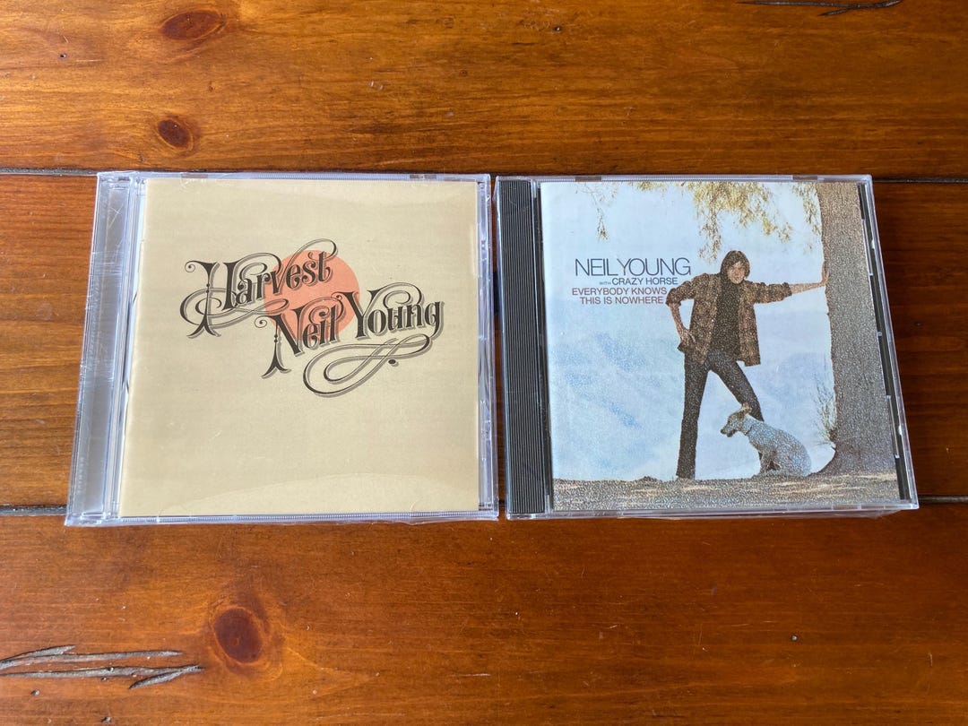 Two Sealed Neil Young Cds see Description Harvest 2277-2 & Neil Young ...