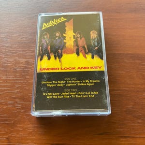 Dokken Under Lock and Key Cassette Tape 1985 Elektra /asylum E4-60458 Spot Teated Sounds Great ...