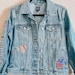 Custom Sports Team Denim Jacket - Etsy