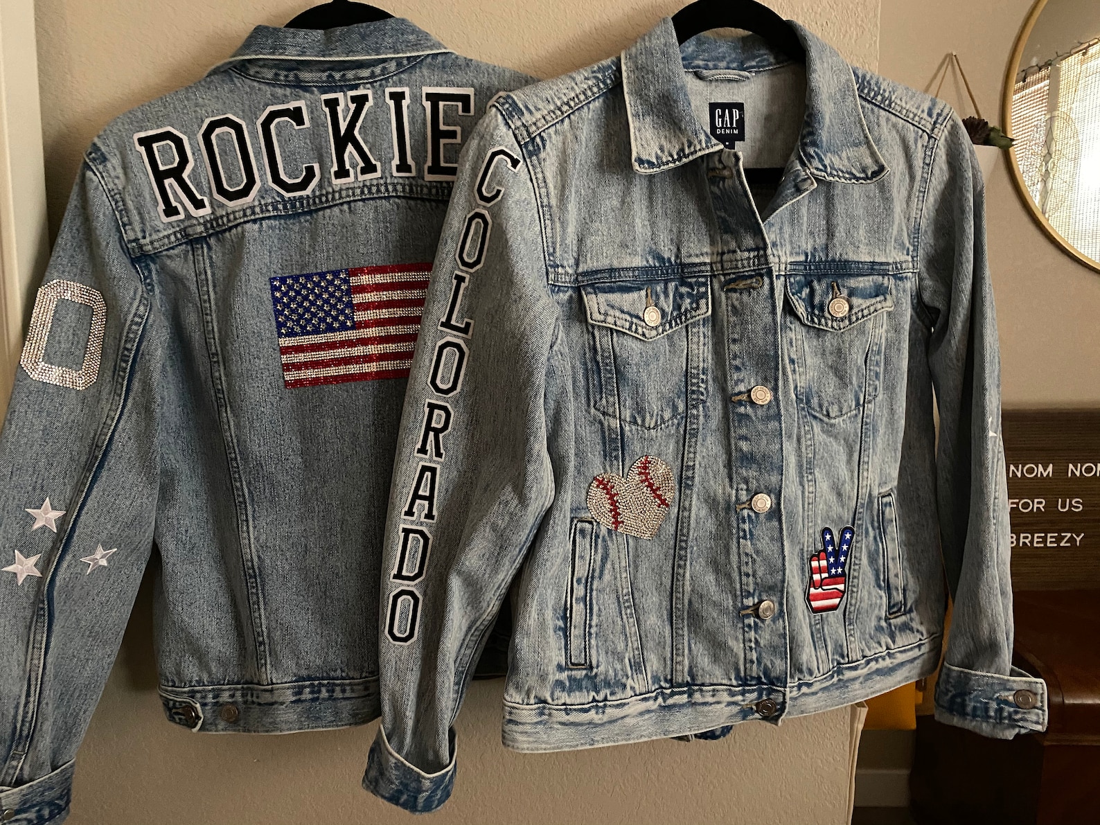 Custom Sports Team Denim Jacket | Etsy