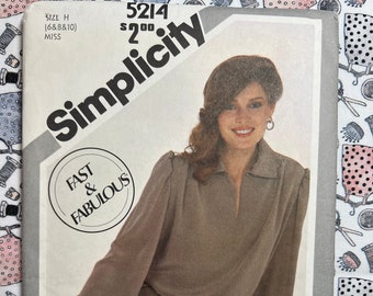 Simplicity Sewing Pattern 9765 Misses' Jumpers and Blouse With Collar ...