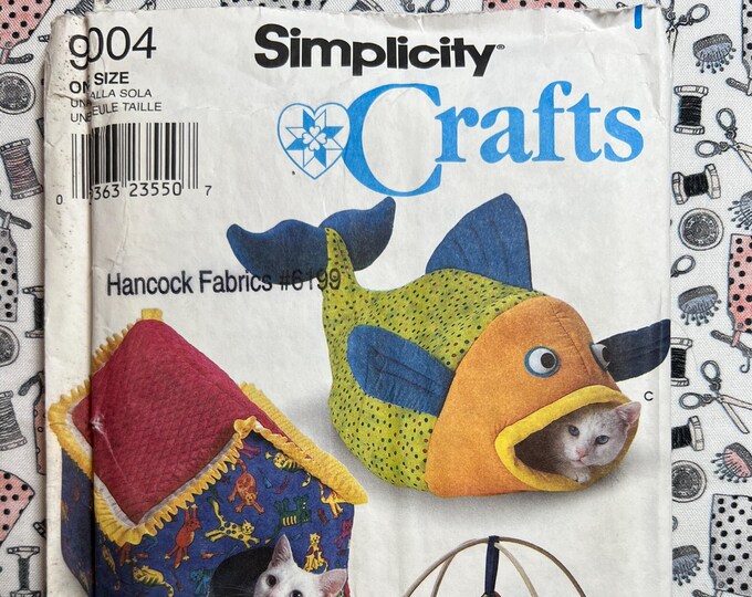 Simplicity Crafts Sewing Pattern 9004 Cat Beds FF UNCUT - Etsy