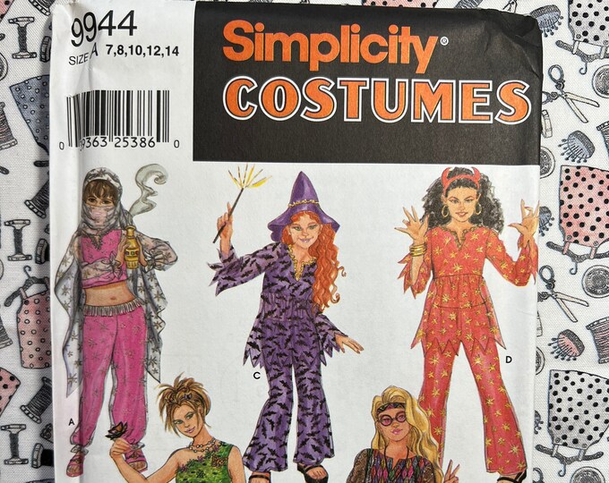 Simplicity Costumes Sewing Pattern 9944 Girl's Costumes Size 7-14 FF ...
