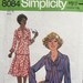 Simplicity Sewing Pattern 8084 Misses' Skirt Pullover Top & Scarf Size ...