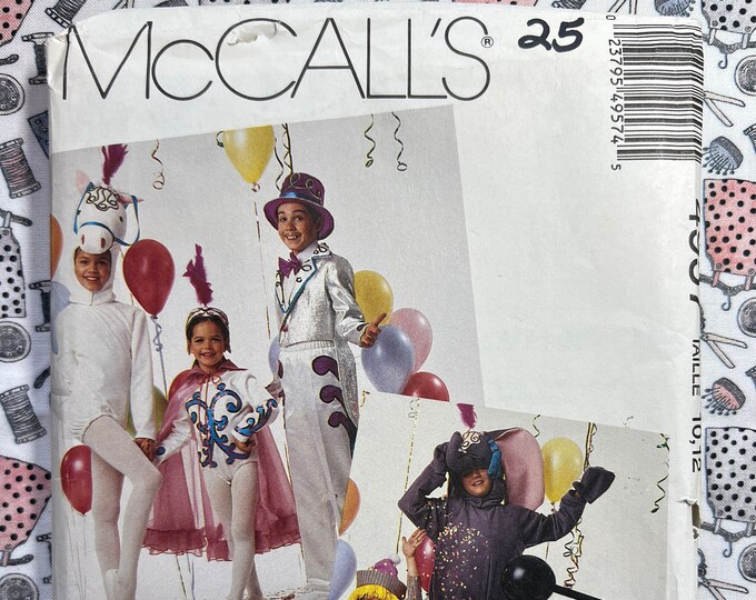 Mccall's Sewing Pattern 4957 Children's Boys' and Girls' Circus ...