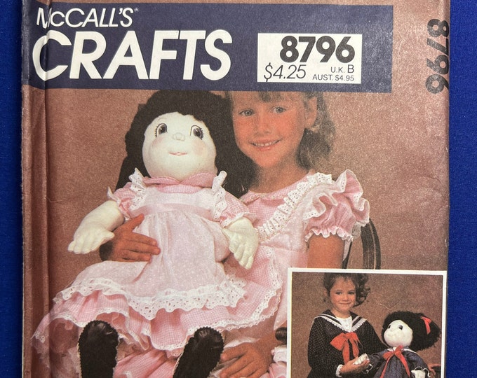 Mccall's Crafts Sewing Pattern 8796 Enchanted Forest Dolls 26" Tall FF ...