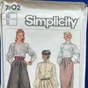 Simplicity Sewing Pattern 8084 Misses' Skirt Pullover Top & Scarf Size ...