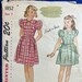 Simplicity Sewing Pattern 1852 Girls' One-piece Dress Size 7 FF UNCUT ...