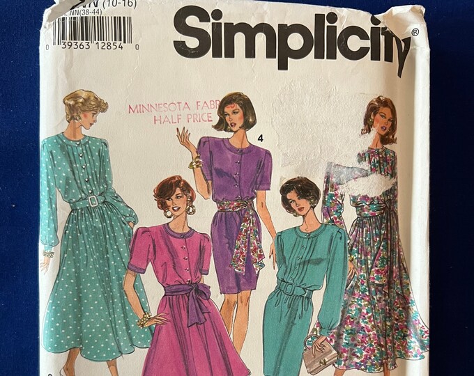 Simplicity Sewing Pattern 9824 Multi Size Pattern Dress Five Sizes in ...
