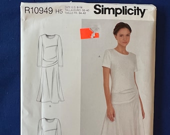 Simplicity Sewing Pattern 4485 Misses' Knit & Woven Capelet Top Variations With Knit Tank Top ...