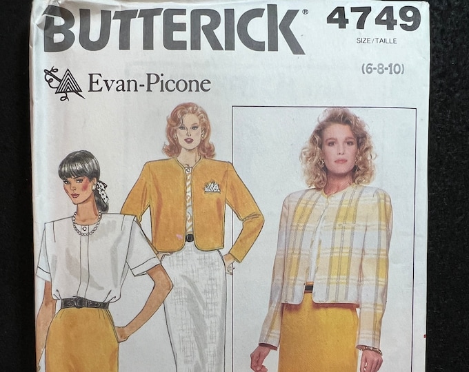 Butterick Sewing Pattern 5926 Misses Blouse Size 6-10 FF UNCUT - Etsy