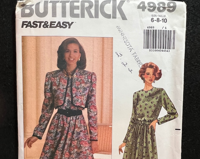 Butterick Sewing Pattern 5926 Misses Blouse Size 6-10 FF UNCUT - Etsy
