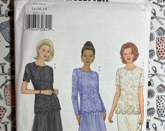 Burda Sewing Pattern 6742 Misses' Pajamas Nightshirt Size 8-18 FF UNCUT ...
