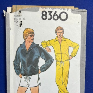 Simplicity 8360 Sewing Pattern: Men's Jacket, Pants & Shorts - Size Small UNCUT - Etsy