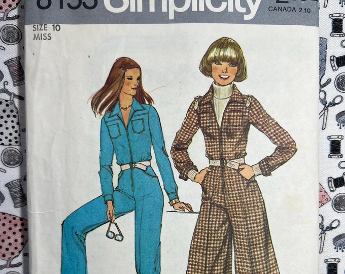 Simplicity Sewing Pattern 8153 Misses' Jumpsuit & Culotte Jumpsuit Size ...