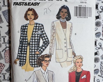 Butterick Sewing Pattern 6744 Misses Dress Size 12-16 FF UNCUT - Etsy