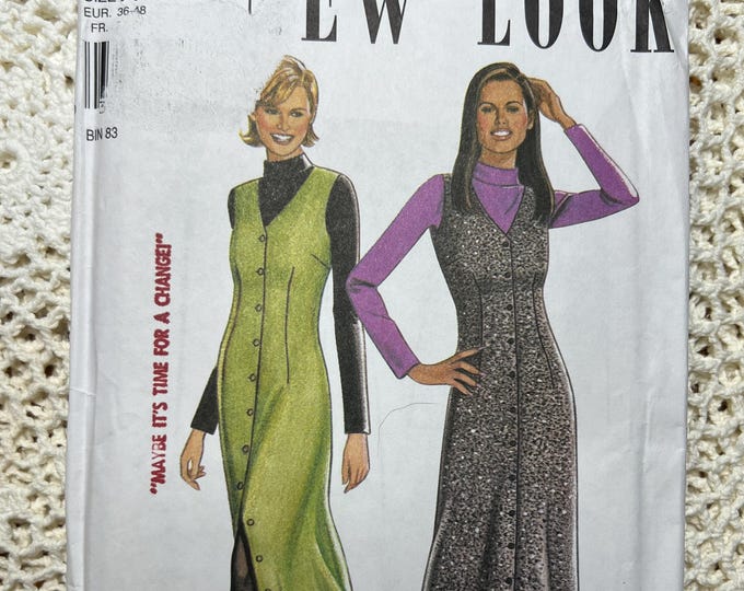 New Look Pattern 6669 Misses Dress Jumper and Shirt Size 10-22 UNCUT - Etsy