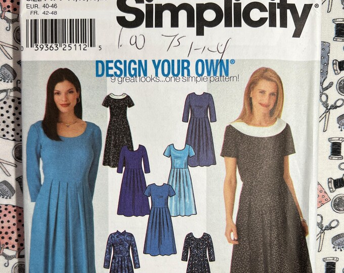 Simplicity Sewing Pattern 9829 Misses' Design Your Own Dress in Two ...