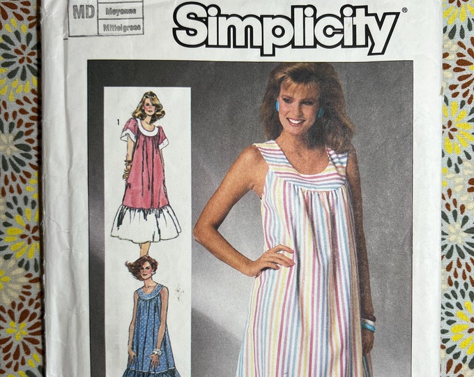 Simplicity Sewing Pattern 7481 Misses Easy to Sew Dress Size Medium 14 ...