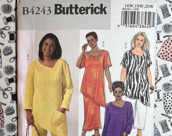Butterick Sewing Pattern 6413 Women's Top Skirt & Stole Size 22W-26W FF ...