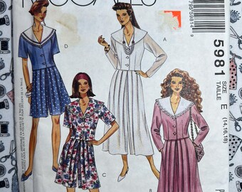 Butterick Sewing Pattern 6936 David Warren Misses' Top Skirt & Pants ...