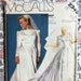 Mccall's Sewing Pattern 2343 Priscilla Misses' Bridal Gown Size 8-12 FF ...