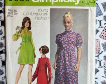 Simplicity Sewing Pattern 6216 Misses Dress in Two Lengths With ...