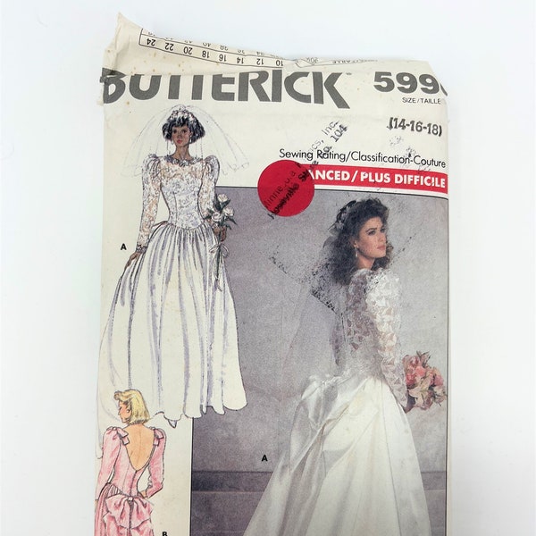 Butterick Patterns Wedding Dress - Etsy