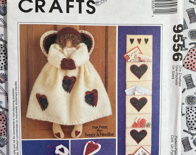 Mccall's Crafts Sewing Pattern 9556 Angels and Ornaments FF UNCUT - Etsy